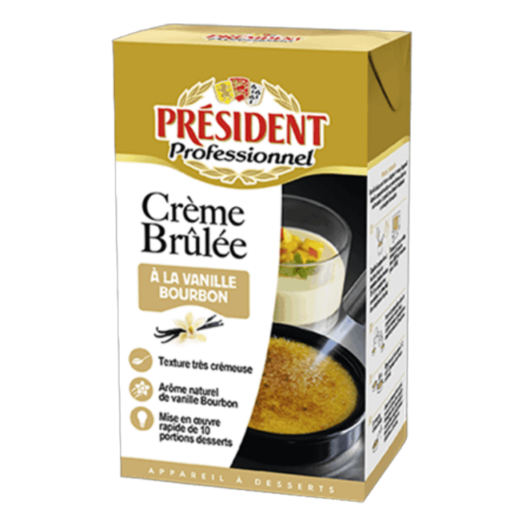 President Professional – Crème Brûlée Mix – Lactalis Food Service Georgia
